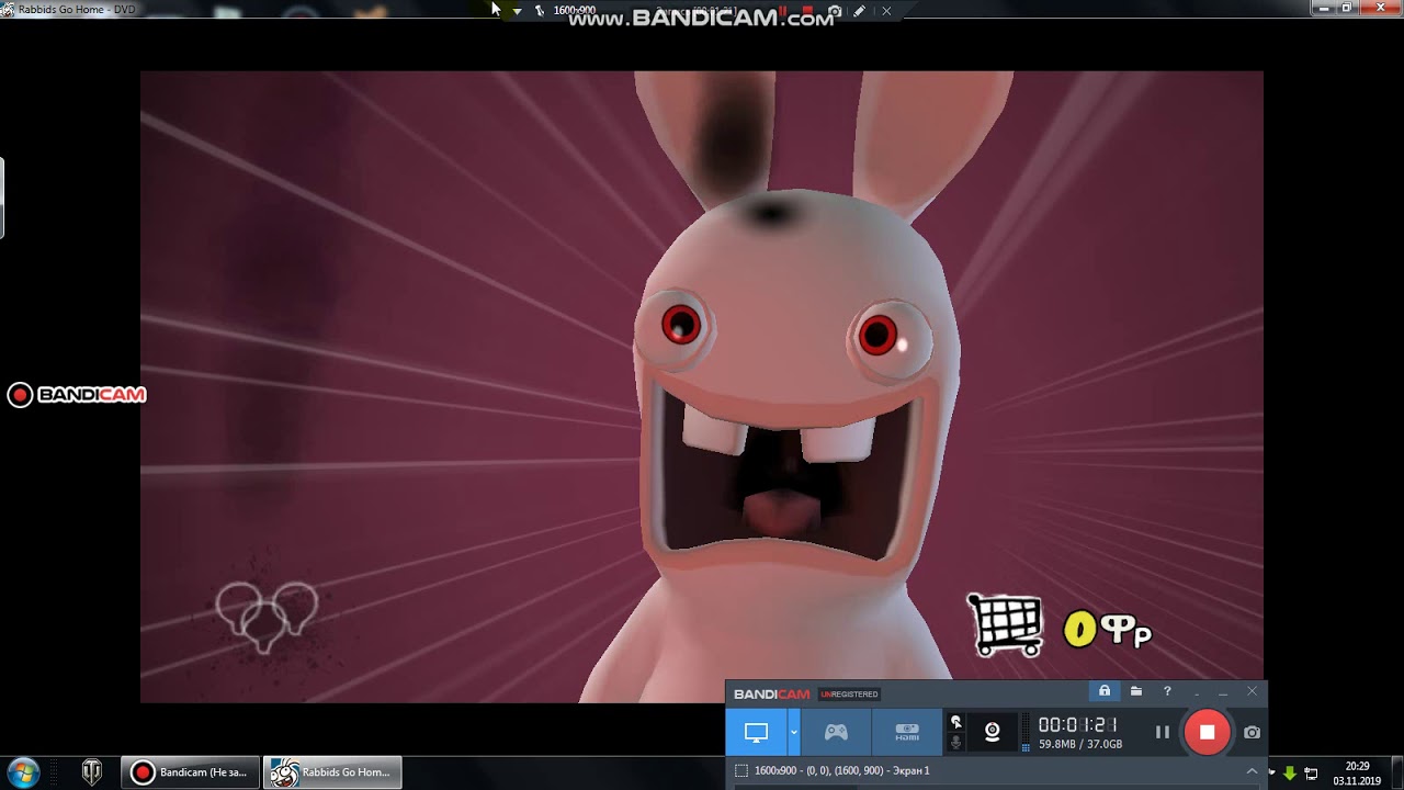 rabbids go home fail - YouTube