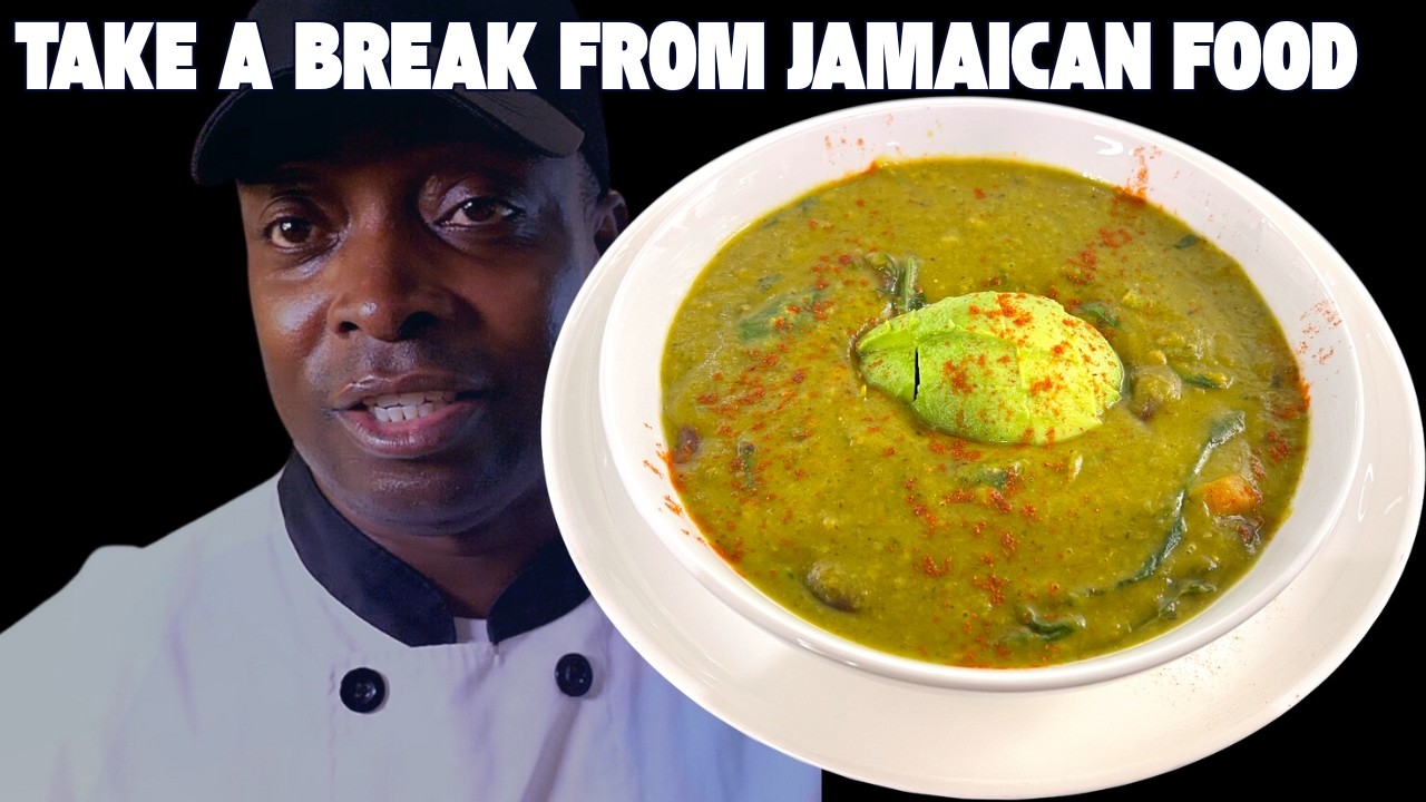 Stop Jamaican food for 3 month! Jamaica Soup vegetable red lentil ...