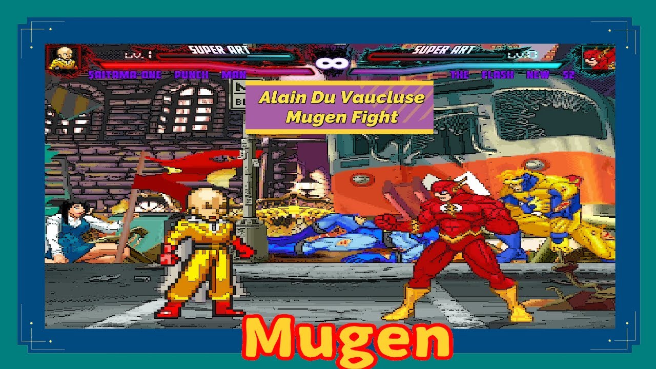 Mugen : Saitama Vs Flash (Three Battle) (Request) - YouTube