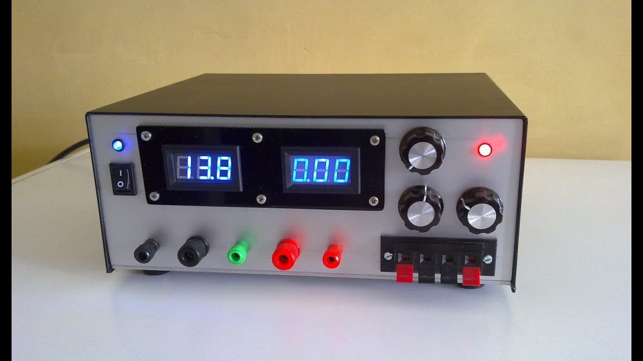 diy lab precision power supply elektor - YouTube