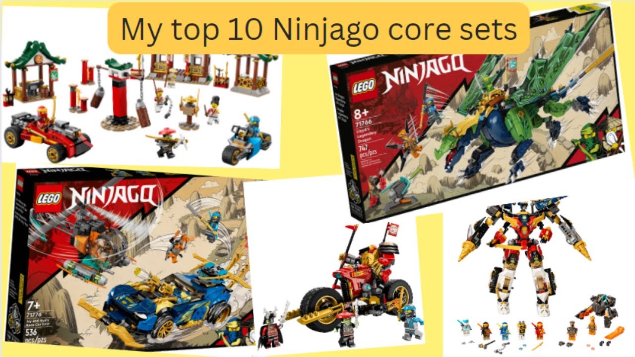 My Top 10 favourite Ninjago Core Wave sets 2022/23 - YouTube