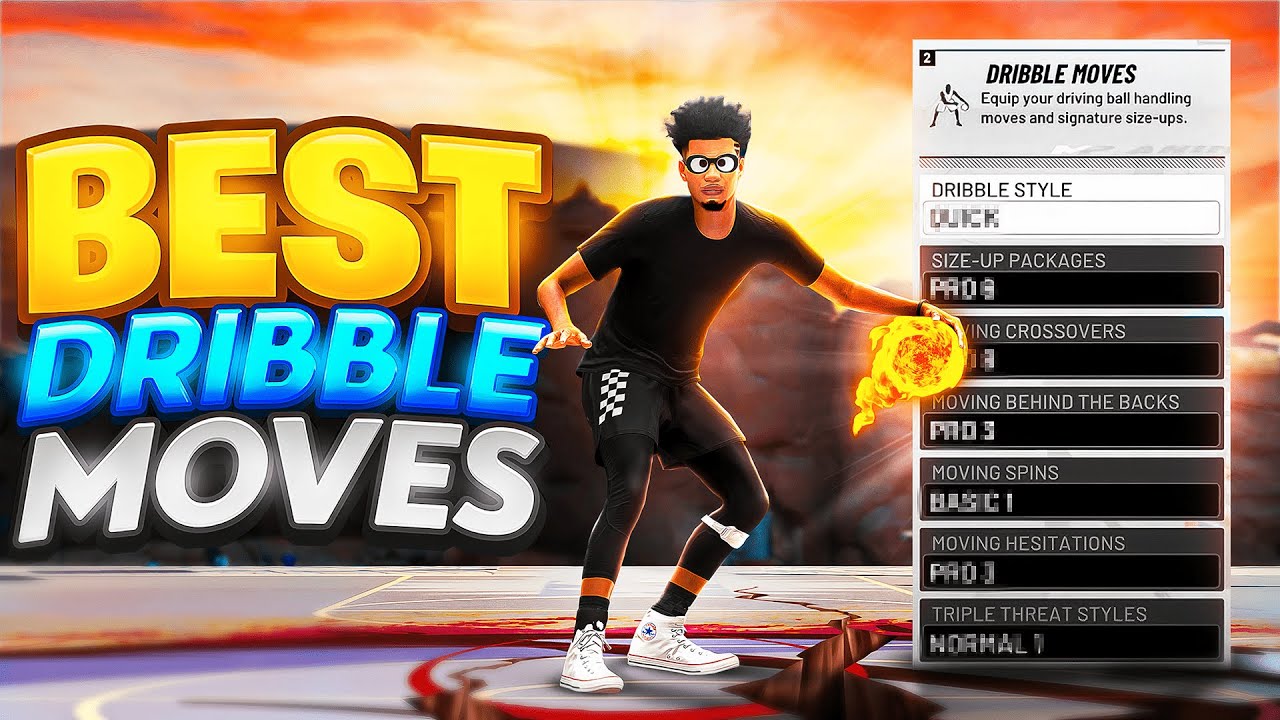 BEST DRIBBLE MOVES FOR ALL RATINGS (60-92+) ON NBA2K23•BEST DRIBBLE ...