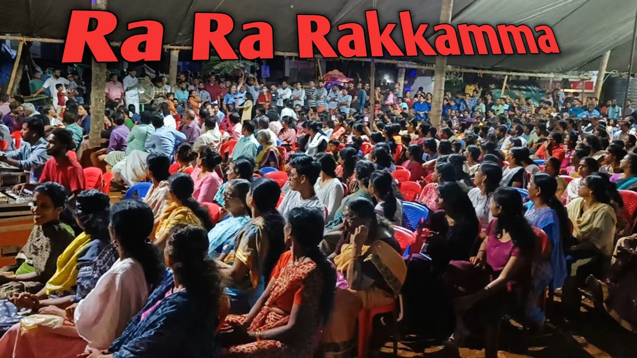 ra ra rakkamma stage performance - YouTube