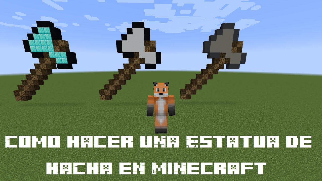 Como Hacer Un Hacha En Minecraft