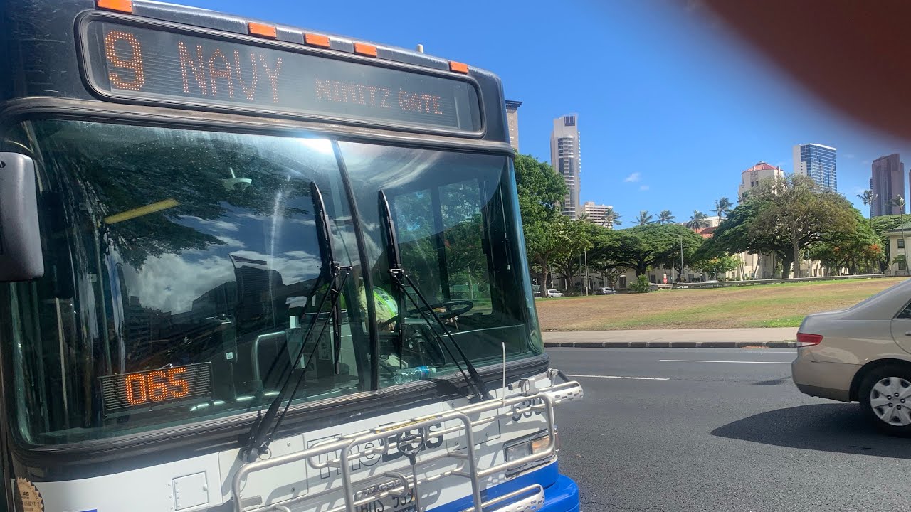 Honolulu Bus #539 Route 9 - YouTube
