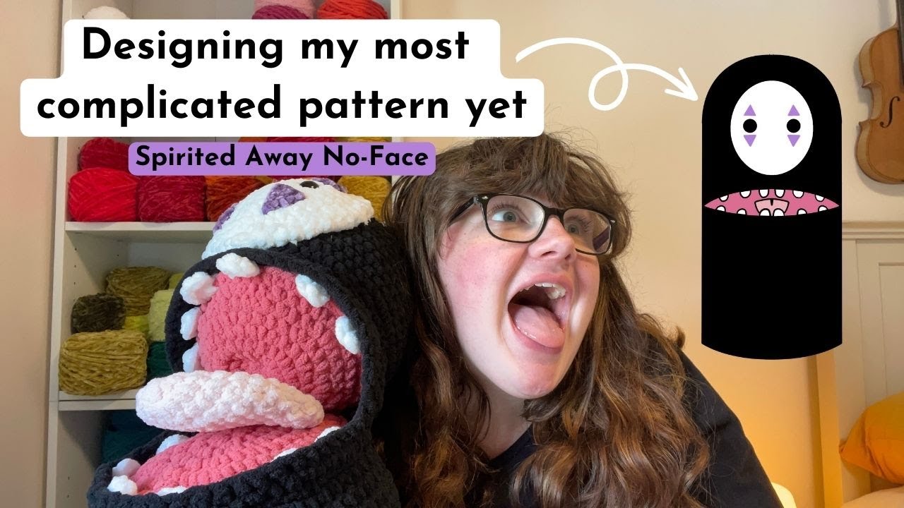 Designing a GIANT No-Face Crochet Pattern | Crochet Pattern Designing ...