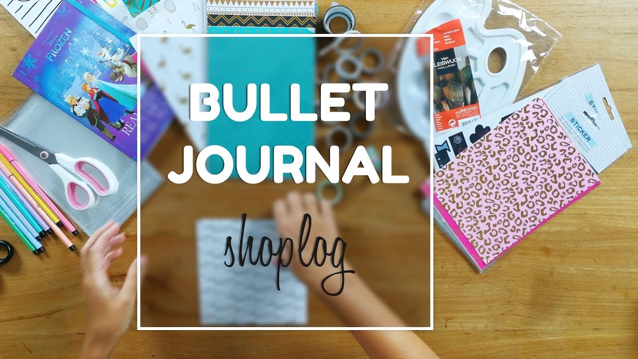 Shoplog Knutselspullen Bullet Journal - CreaChick - YouTube