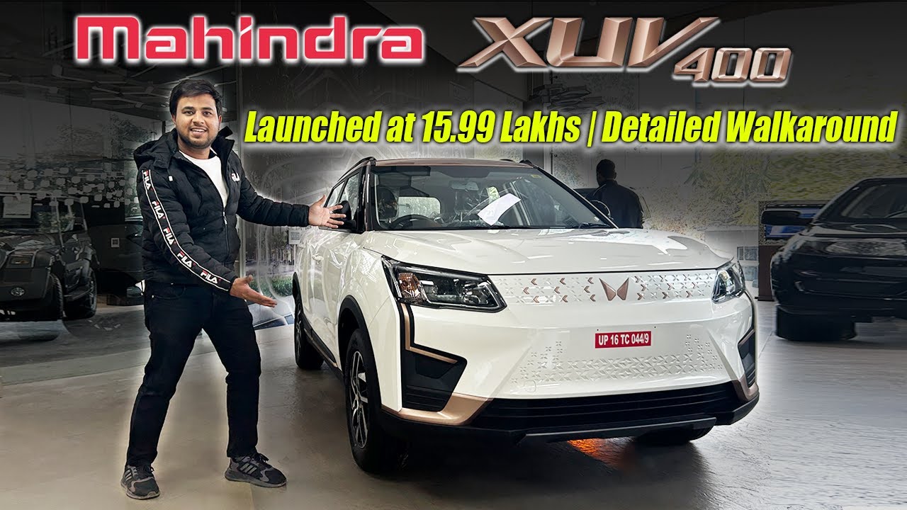 Mahindra XUV400 EV Launched at 15.99 Lakhs - Variants Explained with Walkaround 🔥 - YouTube