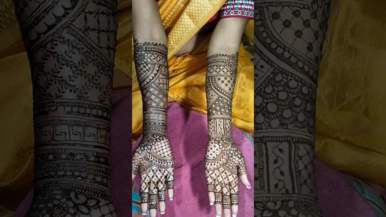 Bridal Mehandi Work.. #mehandiartist #shortvideo - YouTube
