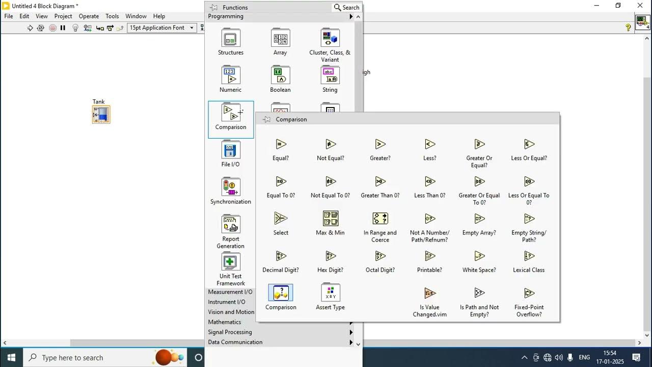Build a Virtual Instrument that simulates a Water Level Detector - YouTube