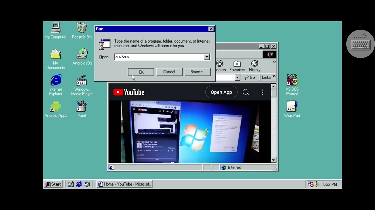 Windows 98 BSOD 4658 - YouTube