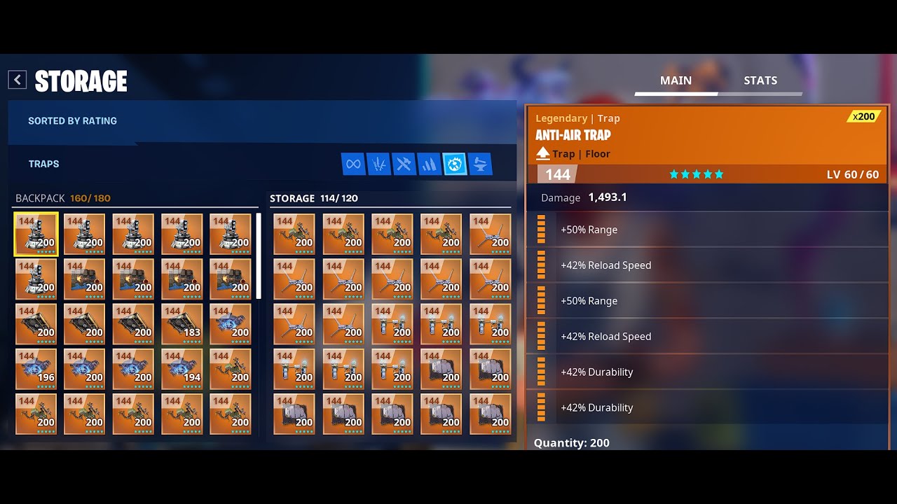 stw giverway 144 traps - YouTube