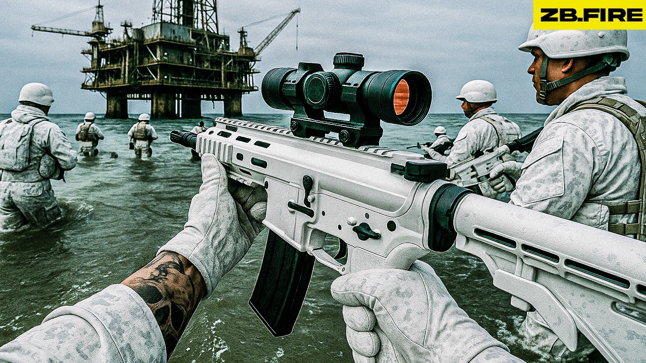 Call of Duty Ghosts - Atlas Falls Mission Gameplay (4K 60FPS) | No ...