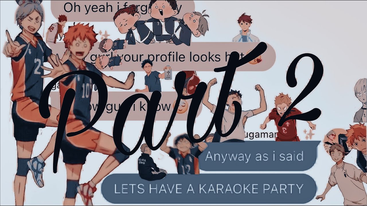 Haikyuu text | Karaoke party |part 2 - YouTube