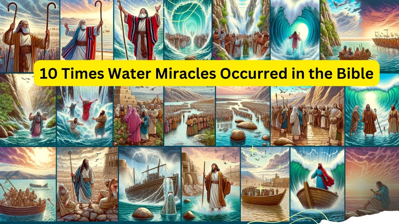 10 Times Water Miracles Occurred in the Bible - YouTube