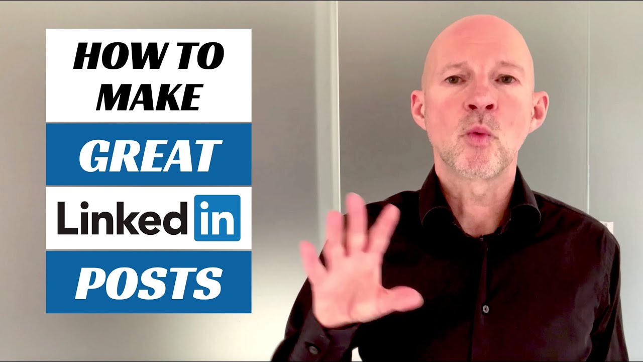 7 Ideas to Make GREAT LinkedIn Posts - YouTube