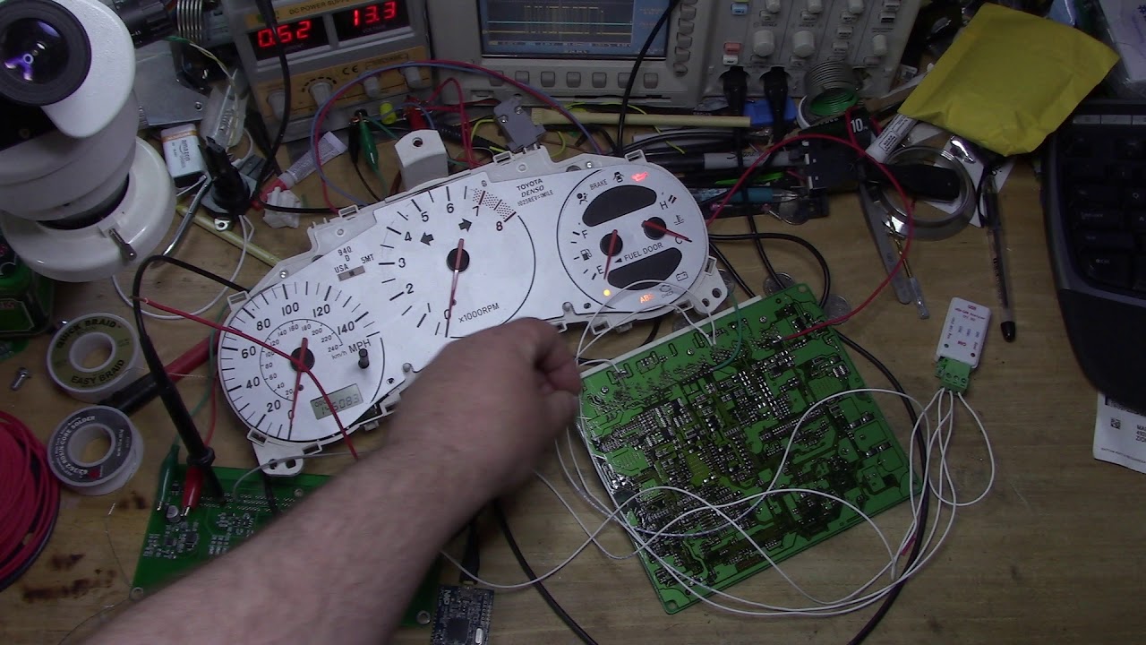 MR2 Spyder body controller software demo - YouTube