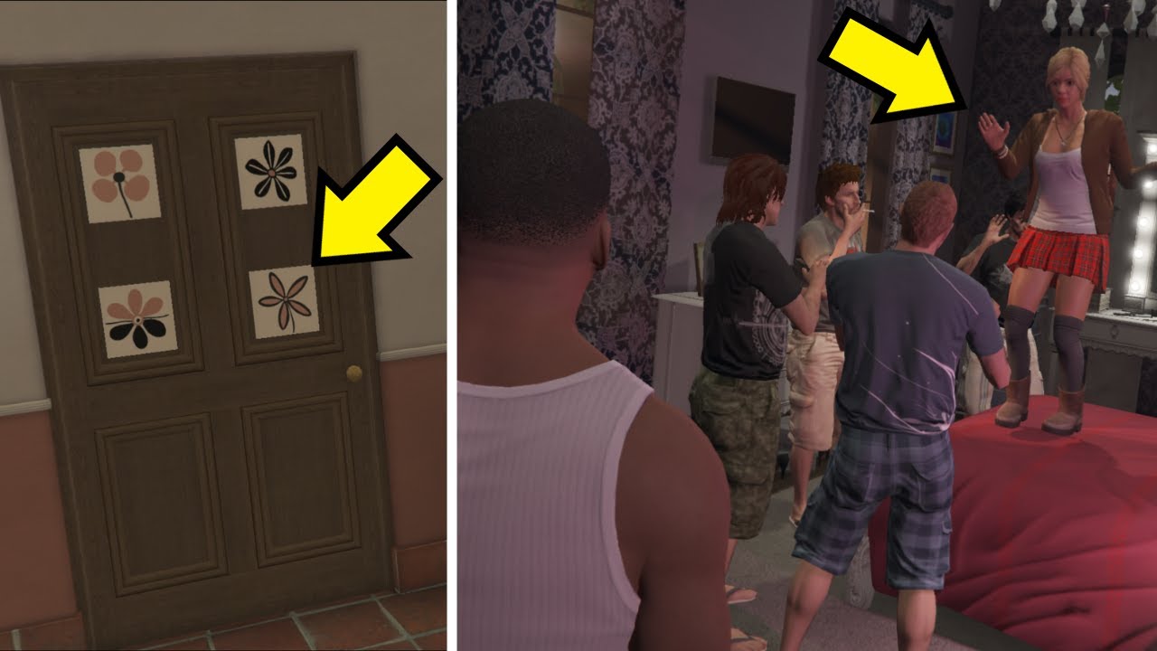 What is Tracey Doing in her Room in gta 5 - YouTube