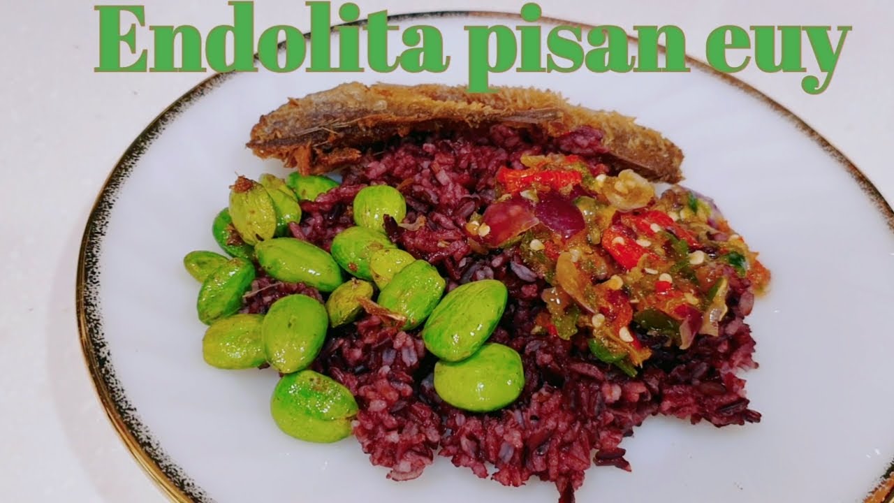 Sambel goang ikan asin menu makan siang - YouTube