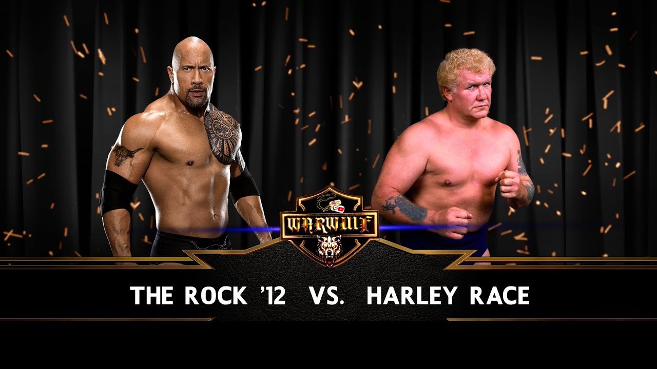 WWE 2K23 - Dream Sim Match: The Rock VS Harley Race - YouTube