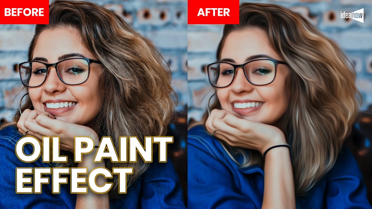 Oil Paint Effect | Digital Painting | Photoshop Tutorial - YouTube