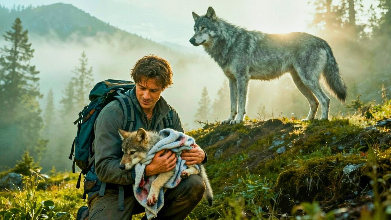 Wolf Stood on the Track at Dawn — He Led Hikers Straight to His Trapped ...