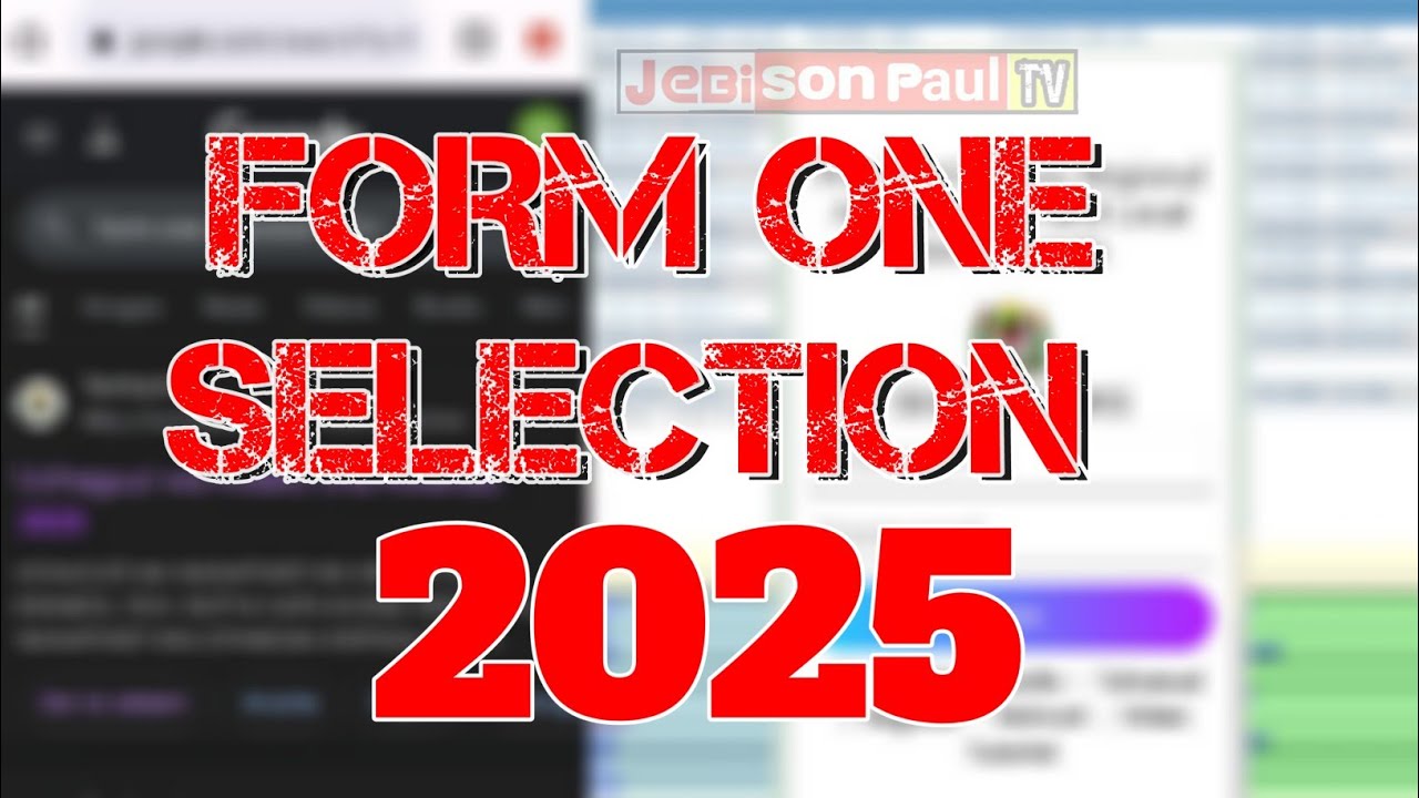 FORM ONE SELECTION 2025 ||SHULE WALIZOPANGIWA KIDATO CHA KWANZA 2025 ...