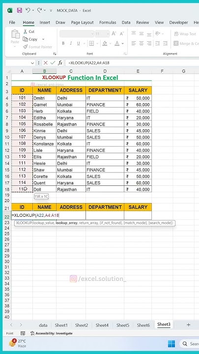 How to automatic salary slip in Excel #computer #excel #computerexcel - YouTube
