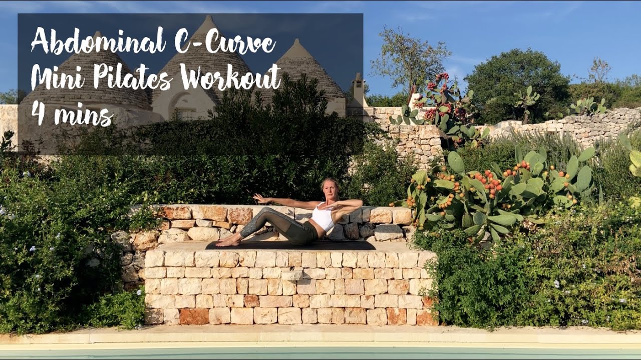 Pilates Mini Workout. C-Curve series. Abdominal series with arm ...