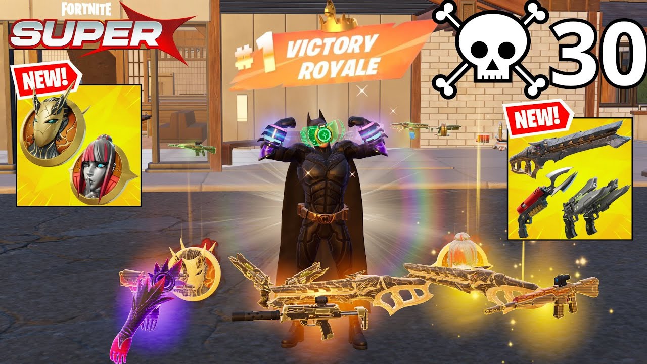 BATMAN ALL NEW MYTHIC GUNS IN FORTNITE (NEW CHAPTER 6 SEASON 3) - YouTube