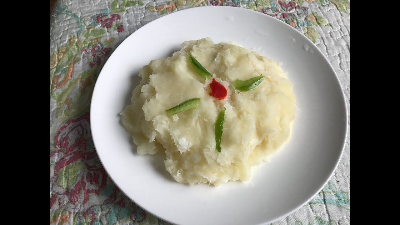 Te invito a preparar este rico puré de yuca 😋 - YouTube