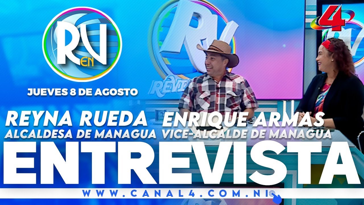 Reyna Rueda, alcaldesa de Managua y Enrique Armas, Vicealcalde de ...