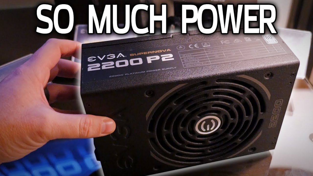 EVGA Gets Bored, Builds 2200W PSU - YouTube