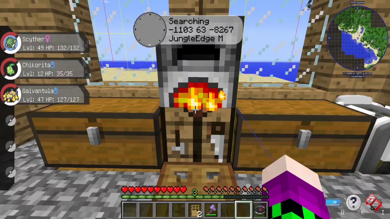 Pixelmon ep 2: Building, Exploring and Foraging - YouTube