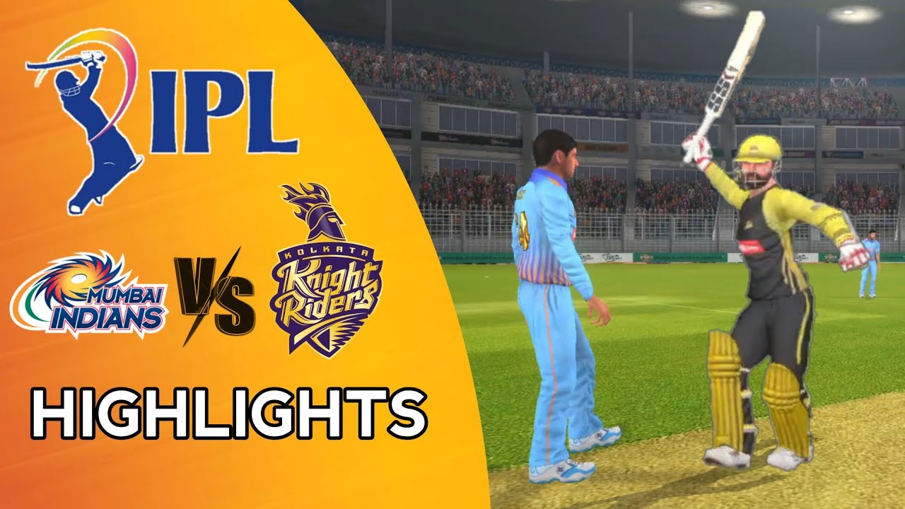 IPL 2008 | MI Vs KKR | Match 5 Highlights | Real Cricket 22 | Ancoster ...