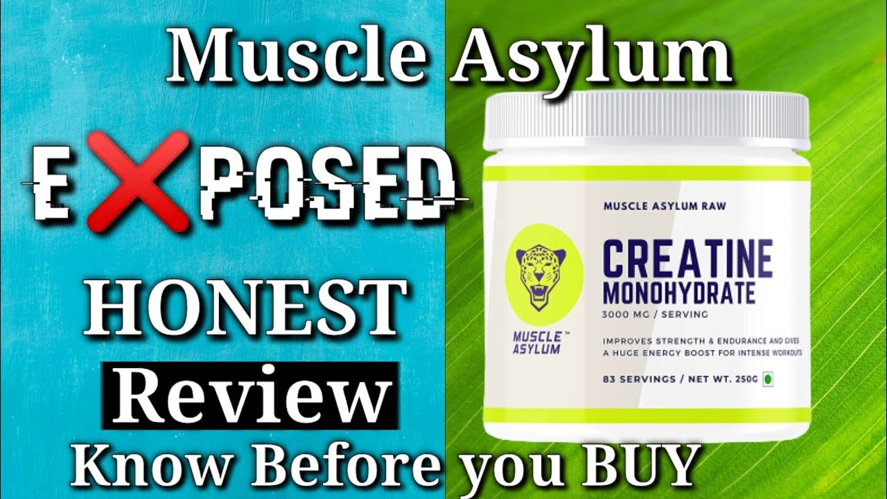 Muscle Asylum CREATINE HONEST review ( with LAB REPORT ) - YouTube