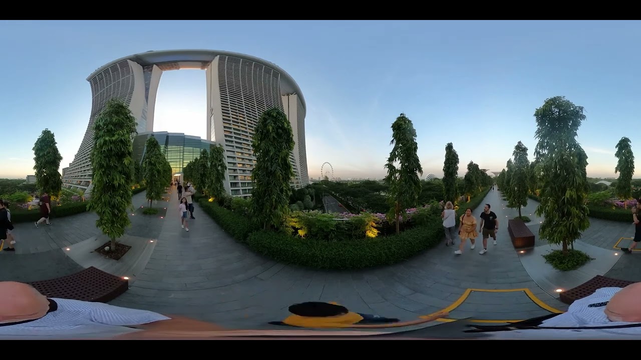 360 4K Singapore in equirectangular projection - YouTube