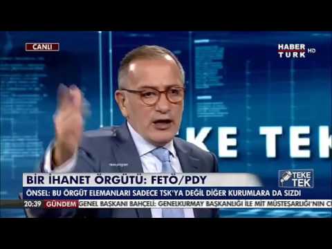 Fatih Altaylı'nın sunduğu TEKE TEK'te Emekli Kurmay Albay Mutafa ÖNSEL , FETÖ' yü anlatıyor.