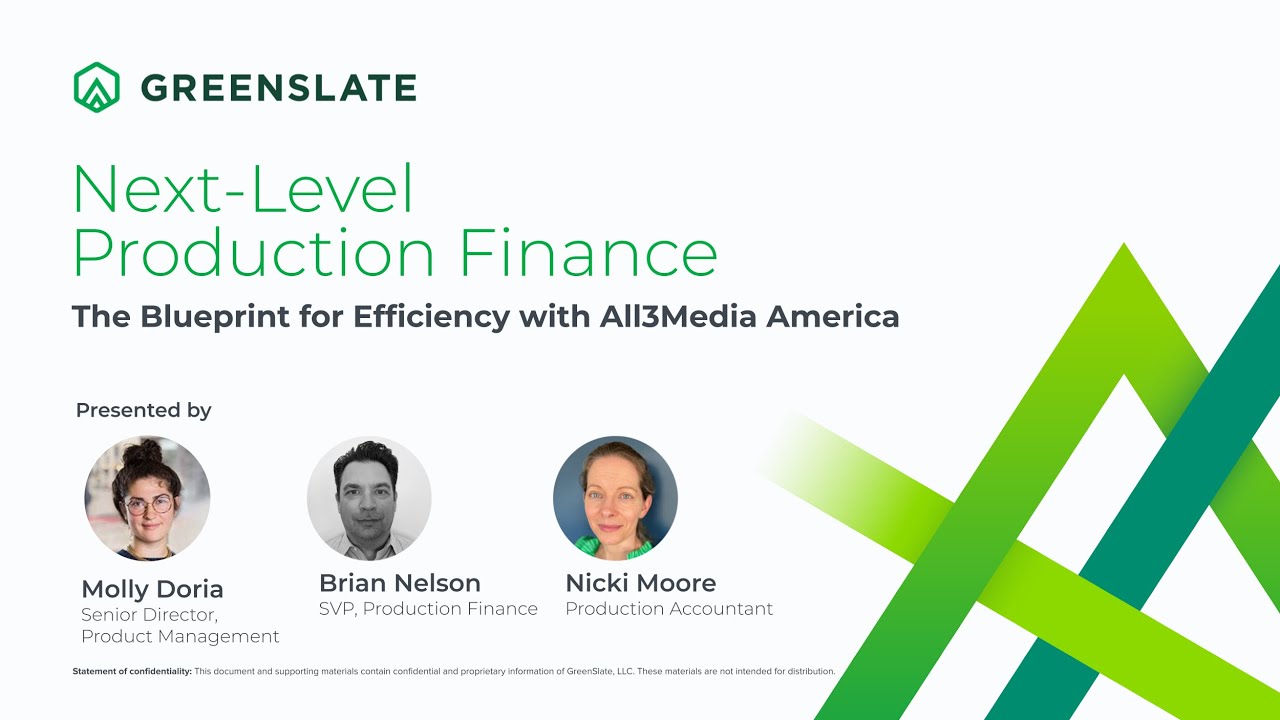 Next-Level Production Finance: Efficiency in Action with All3Media ...