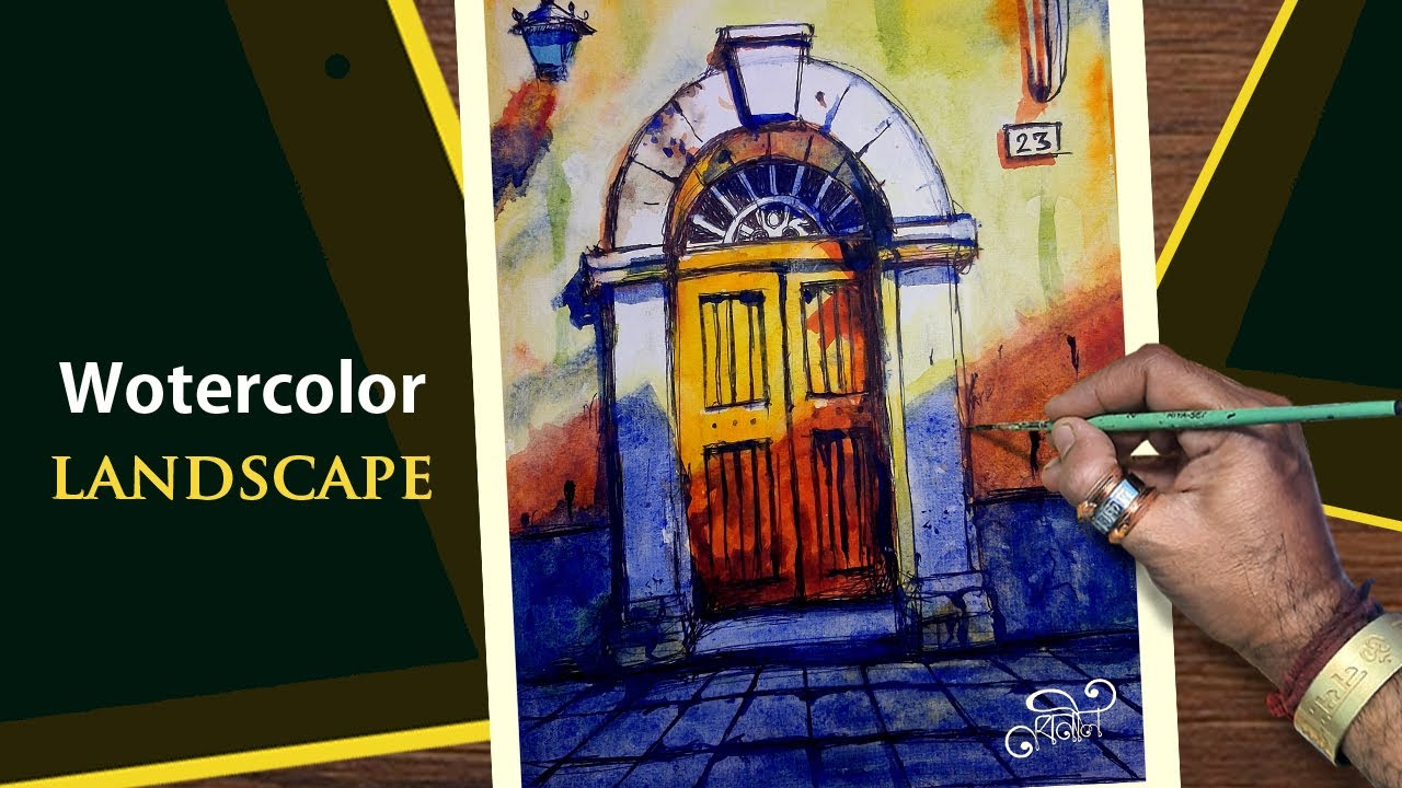 watercolor drawing for beginners | watercolor drawing easy and ...