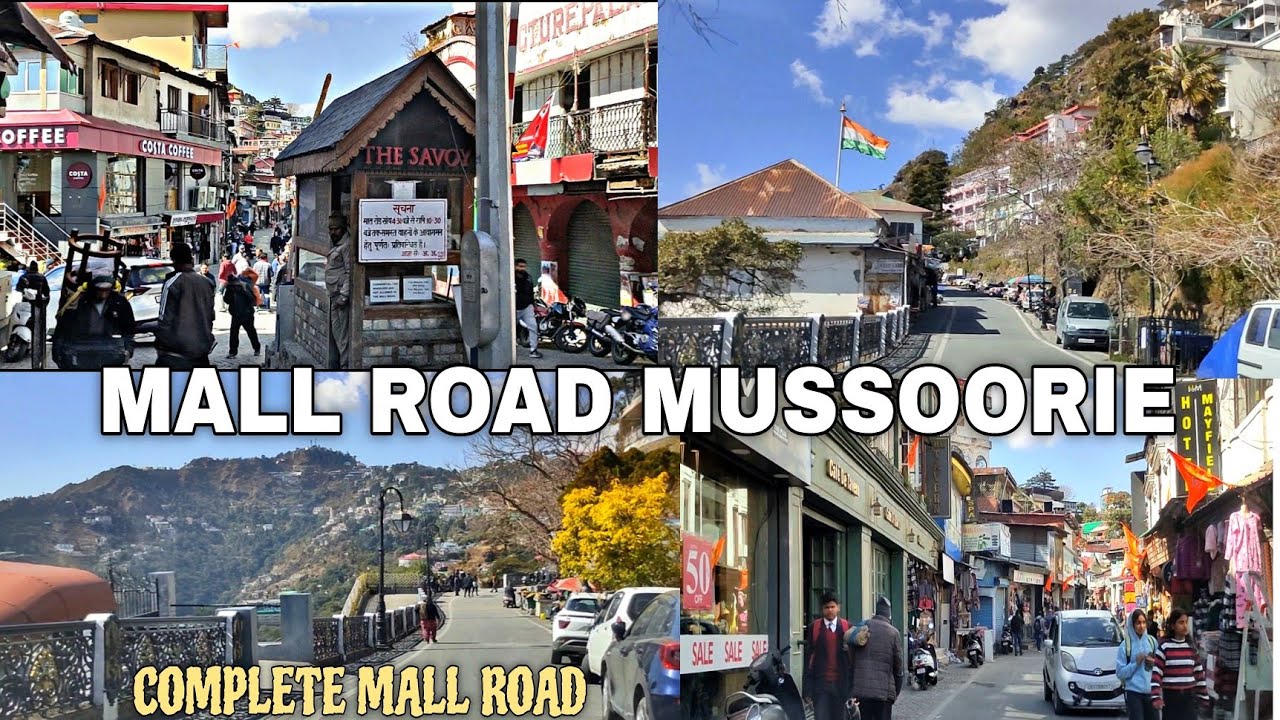 Mussoorie ka Mall Road Market | Mussoorie Tourist Places | Mussoorie ...