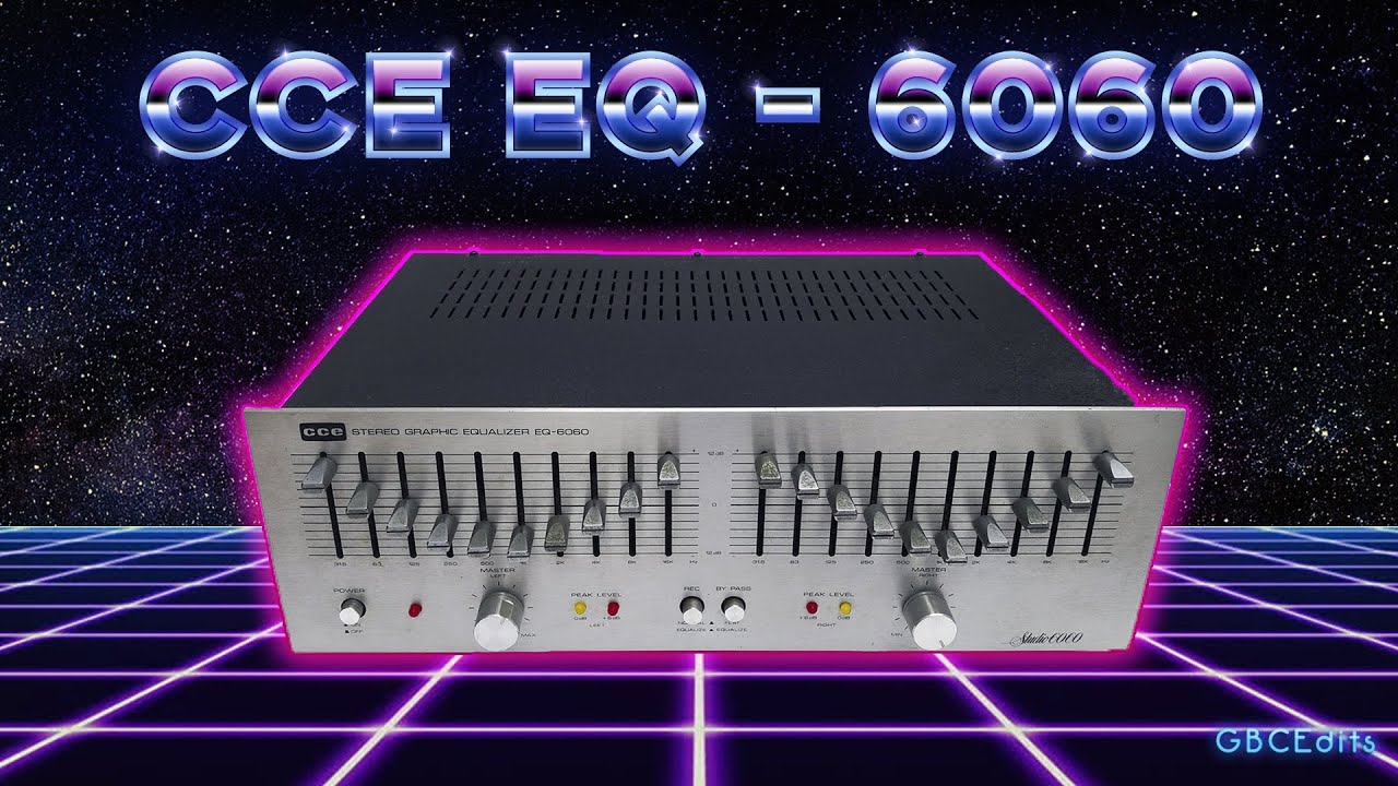 Review/Demonstração Equalizador Estéreo Vintage p/ Estúdio CCE EQ ...
