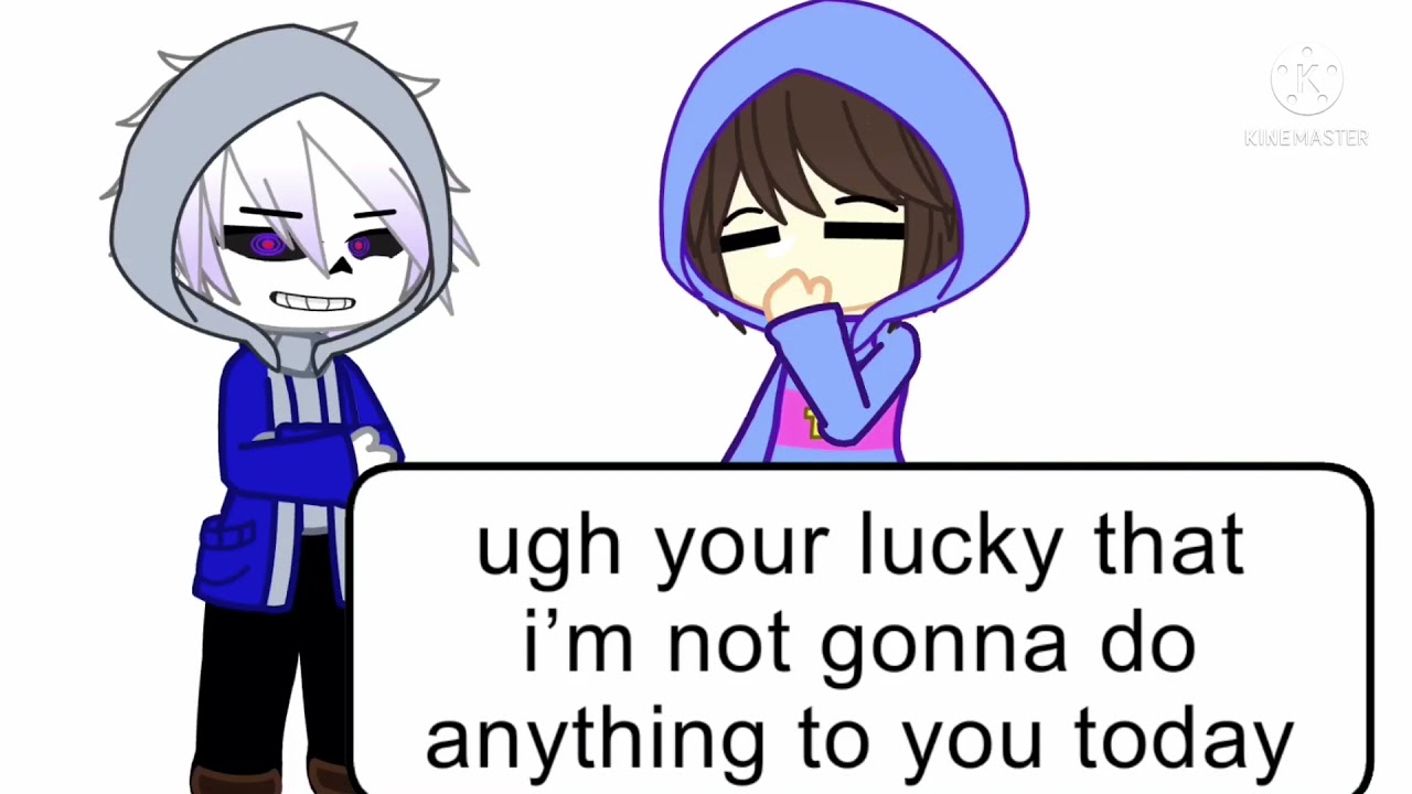 dust sans likes dust frisk[]//dusttale frans//no thumbnail//GC// - YouTube