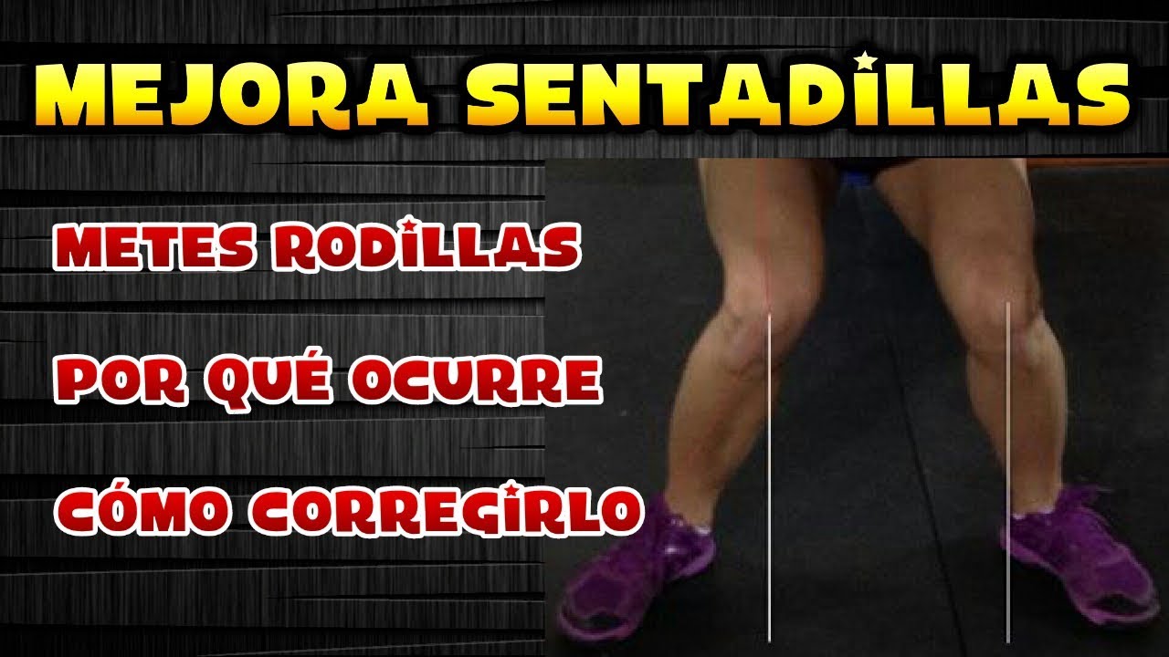 ¿Metes las rodillas? Corrígelo y mejora sentadillas (1/4) | Tip ...