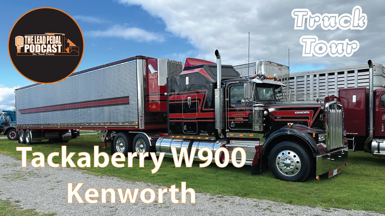 Tackaberry W900 Truck Tour #trucks #trucking #kenworth - YouTube