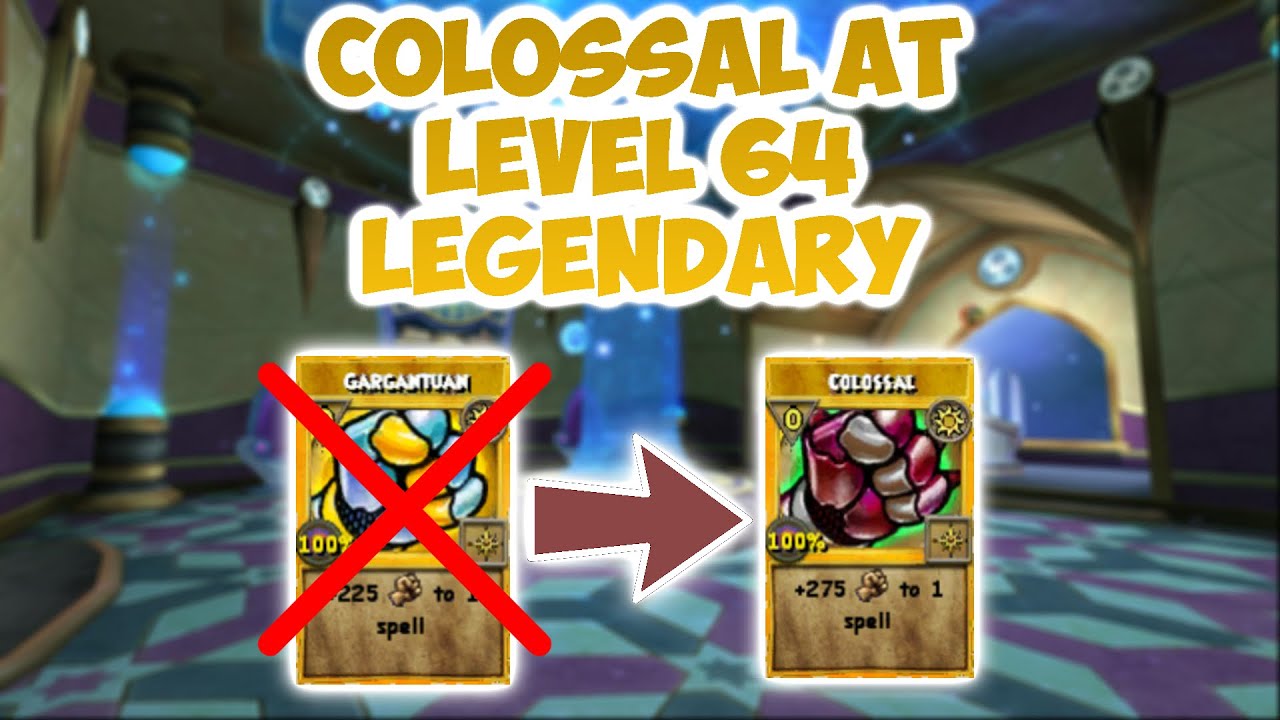 Wizard101: Colossal Enchantment at Level 64 | NO QUESTING NEEDED - YouTube