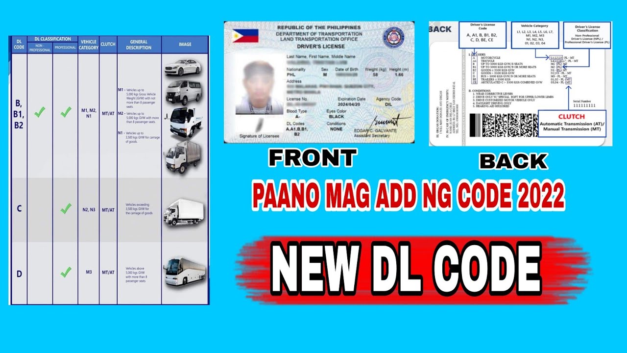 LTO NEW RESTRICTION CODE 2022 YouTube LTO NEW RESTRICTION CODE 2022 YouTube