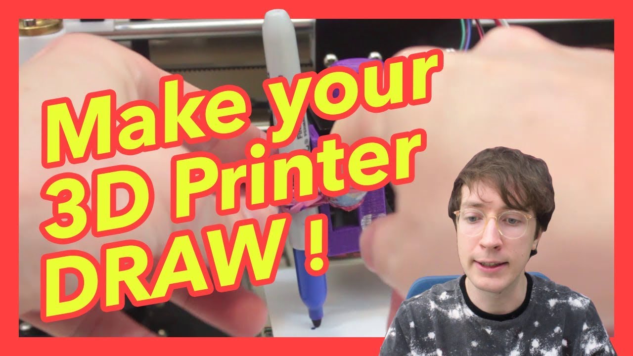 Draw with your 3D Printer as a Pen Plotter ( Anet A8 i3 and Others ) - YouTube