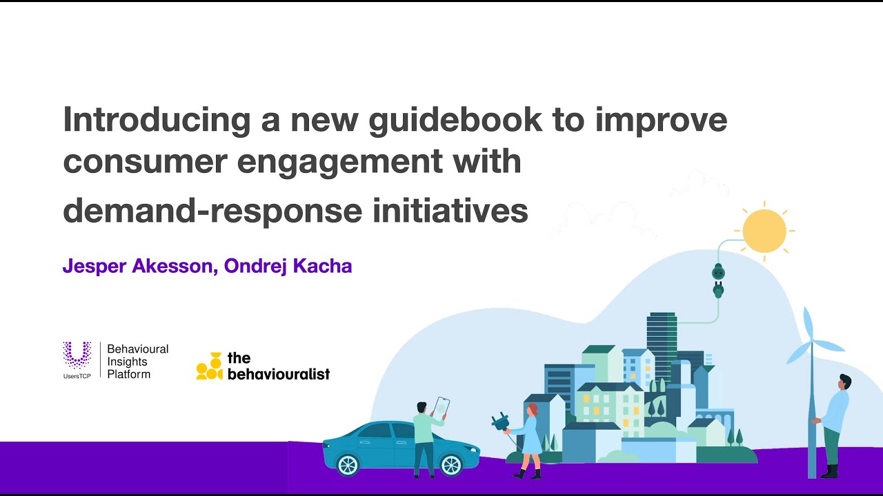 Introducing a new guidebook to improve consumer engagement with demand ...