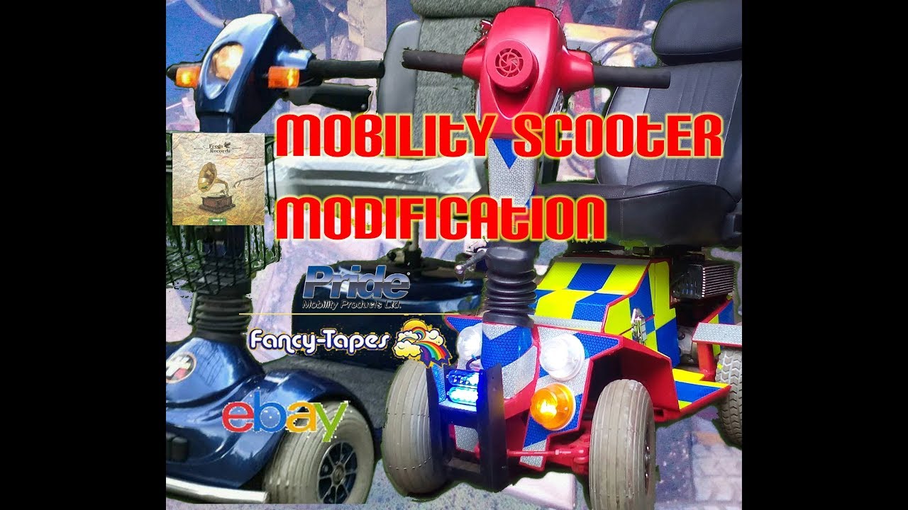 mobility scooter modified into something much more fun - YouTube